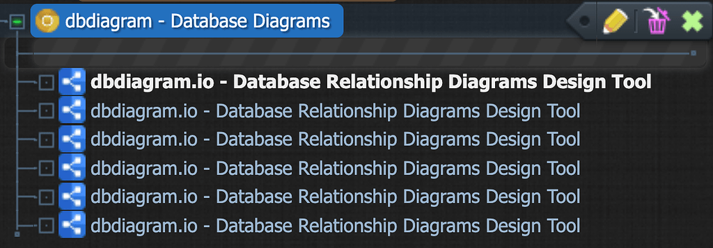 Diagram title in webpage title - Ask the Community - dbdiagram Community