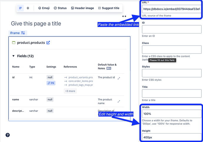 New Feature Embedded Views News From Dbx Dbdiagram Community